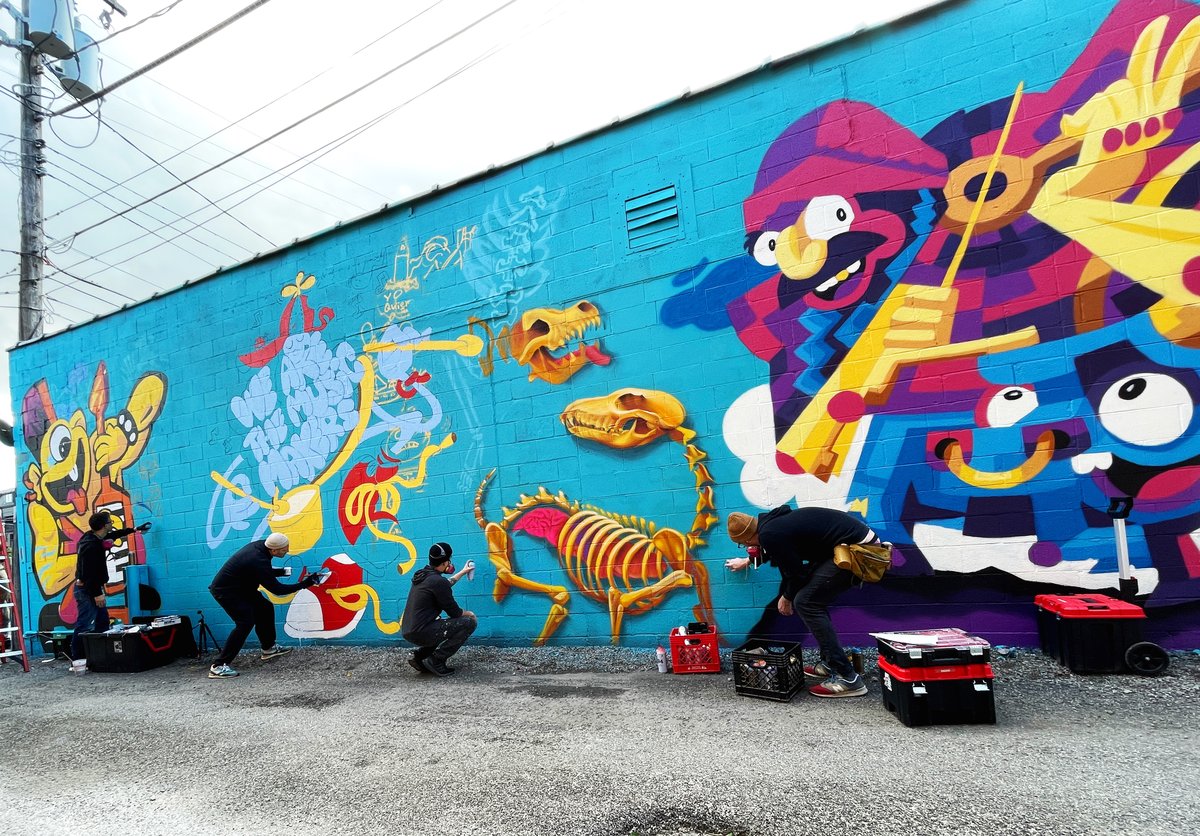 Alley Islands muralist Dane Khy is ready to tell more of his story ...