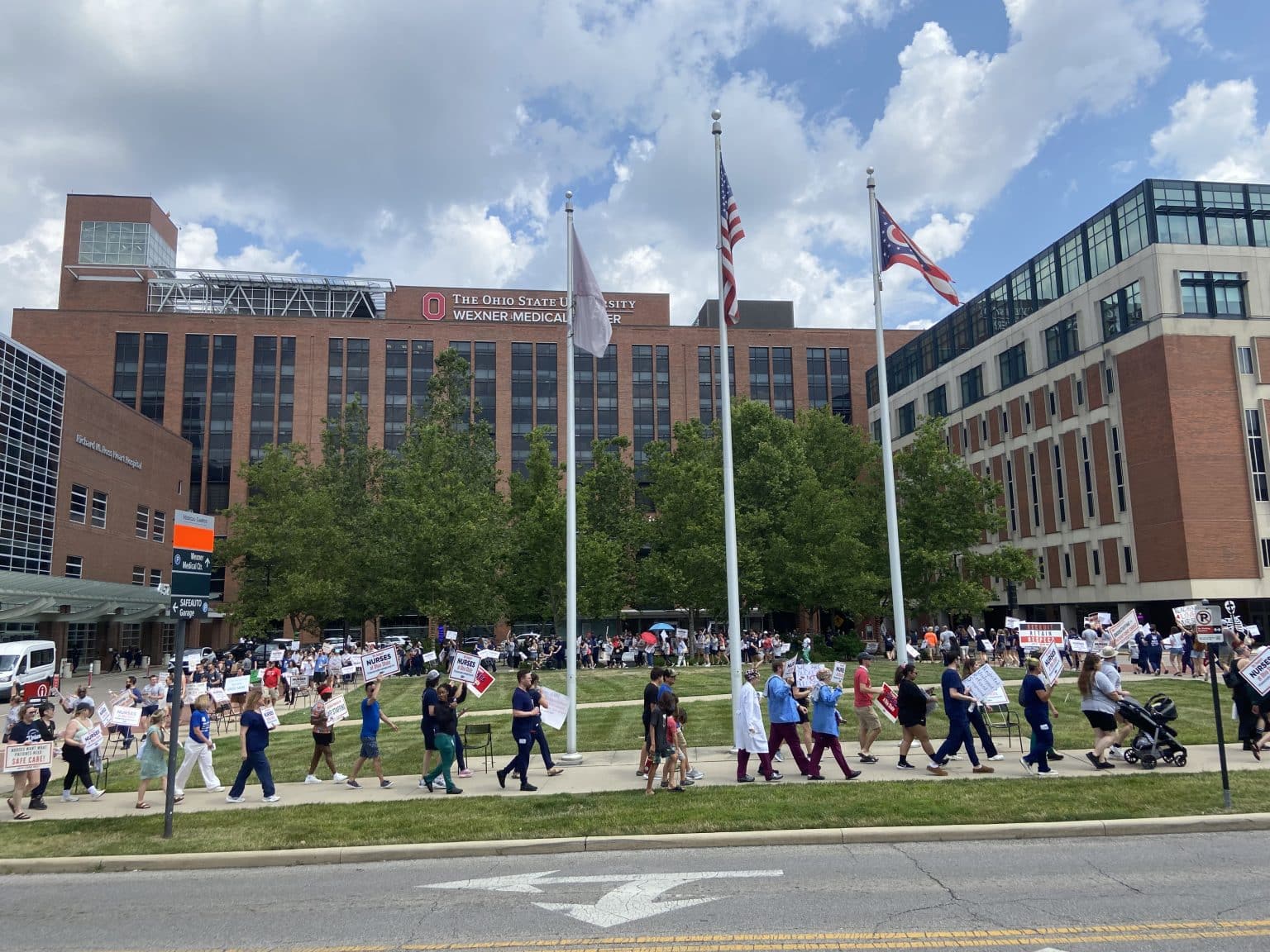 The Worker’s View: Nurses at Ohio State Wexner Medical Center rally ...